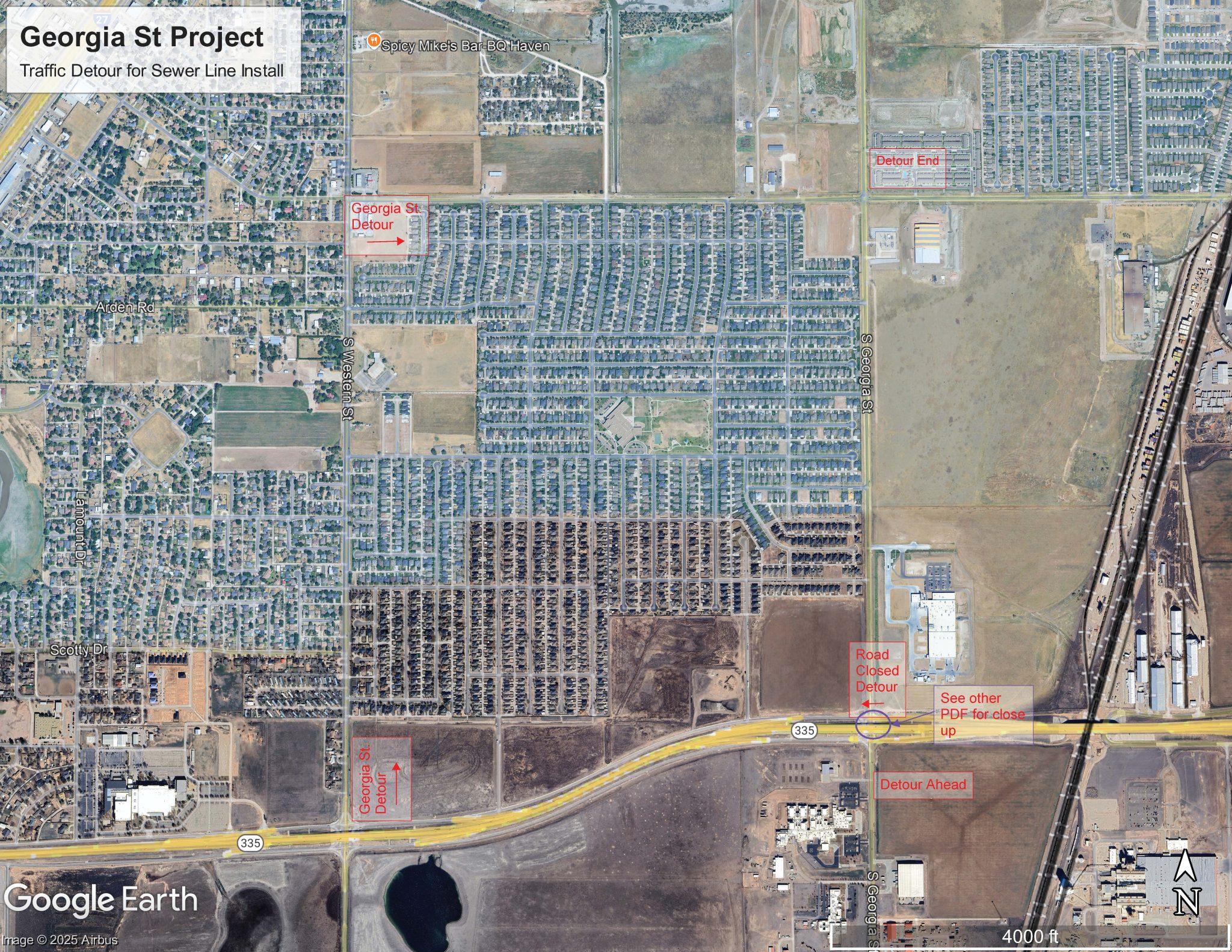 Georgia Street Reconstruction Project Continues - City of Amarillo