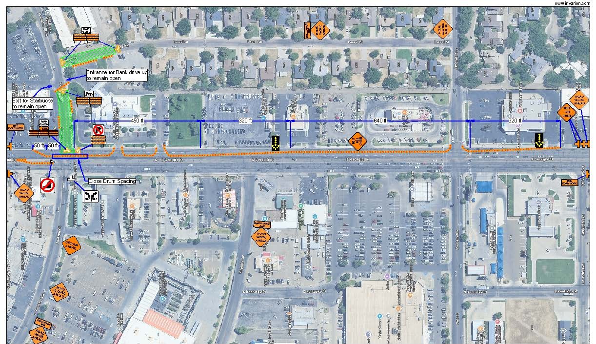 Traffic Control Plan Includes Lane Closures - City of Amarillo